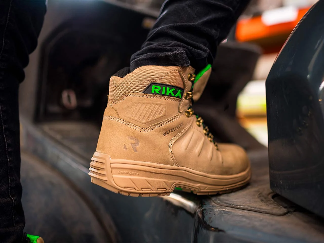 RIKA RIKA Jackal Stone Nubuck Safety Boots Sizes 7-11 | BetterTools